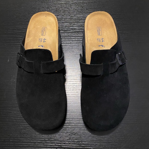 Birkenstock | Shoes | Birkenstock Black Boston Clogs | Poshmark
